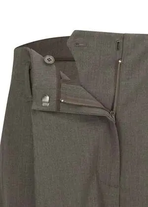 AMOMENTO Straight Tuck Pants