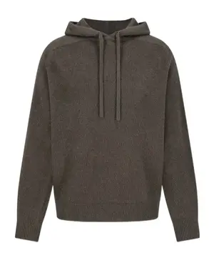 AMOMENTO Knitted Hoodie