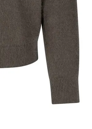 AMOMENTO Knitted Hoodie