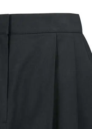 AMOMENTO Double-pleated Wide-leg Trousers