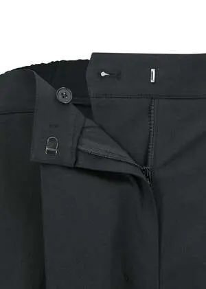AMOMENTO Double-pleated Wide-leg Trousers