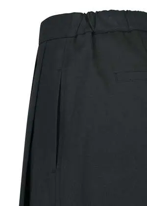 AMOMENTO Double-pleated Wide-leg Trousers