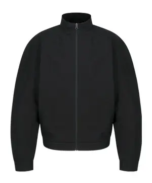 AMOMENTO Curved-sleeve Cotton Jacket