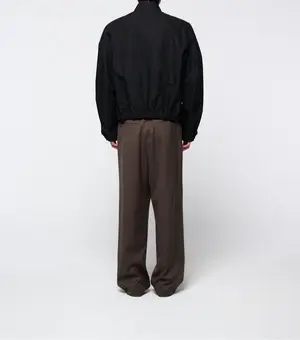 AMOMENTO Curved-sleeve Cotton Jacket