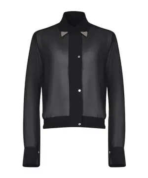 Pinko Semi-sheer Shirt - Black