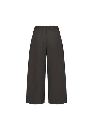 AMOMENTO Double-pleated Wide-leg Trousers