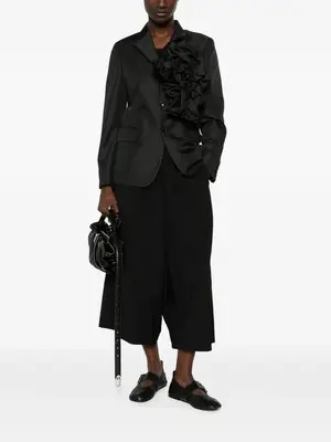 Comme Des Garçons Floral-print Blazer