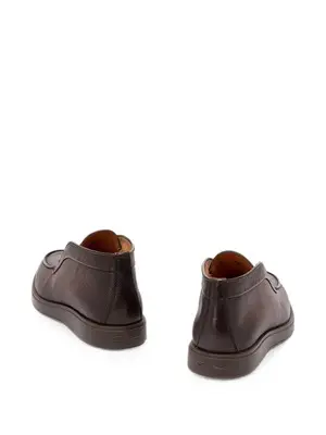 Santoni Almond-toe Loafers