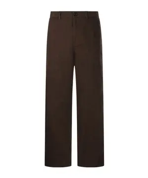 DUNST Casual Trousers With Belt Loops - Black