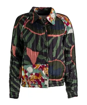 DRIES VAN NOTEN Quilted Printed Jacket
