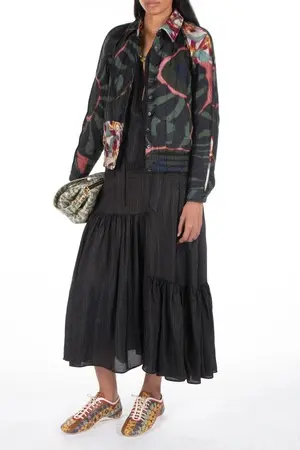 Dries Van Noten Quilted Printed Jacket