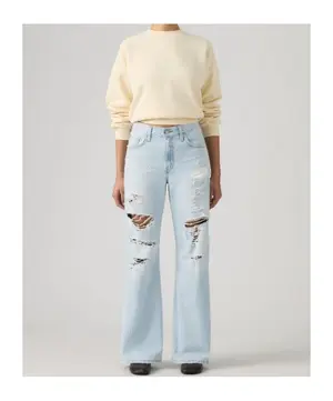 LEVI'S Loose Boot Distressed Jeans