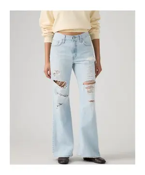 LEVI'S Loose Boot Distressed Jeans