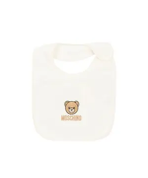 Moschino モスキーノ キッズ テディベア プリント ハットビブ セット