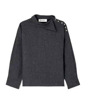 RÓHE Collared Top
