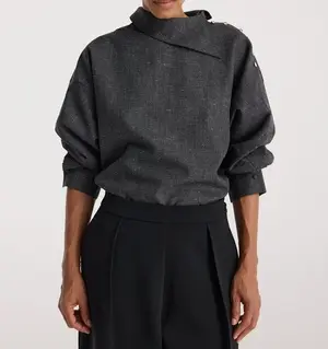 RÓHE Collared Top
