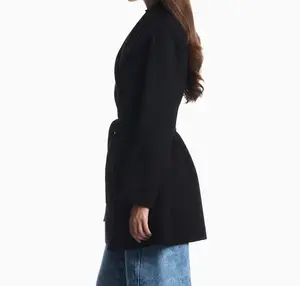 Emporio Armani Blouson Jacket In Wool And Cashmere With Wide Lapels