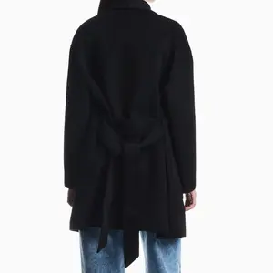 Emporio Armani Blouson Jacket In Wool And Cashmere With Wide Lapels
