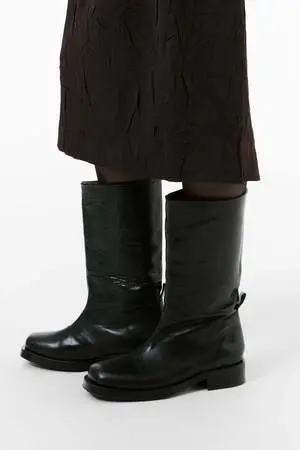Our Legacy Haul Camion Leather Ankle Boots