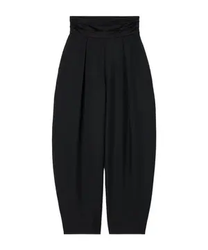 RÓHE Pleated Satin-waistband Trousers