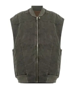 Rick Owens Oversized Denim Vest