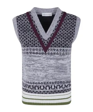 DRIES VAN NOTEN Fitted Cashmere Top