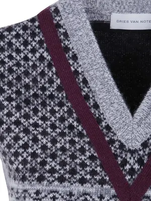 Dries Van Noten Fitted Cashmere Top