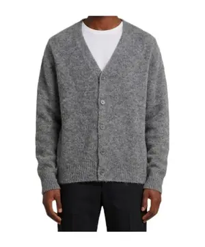 AMI Paris V-neck Buttoned Cardigan
