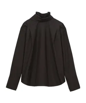 Carven Orchid Shirt In Light Shirting - Deep Black