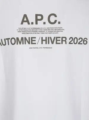 A.p.c. Automne 26 Back Logo T-shirt