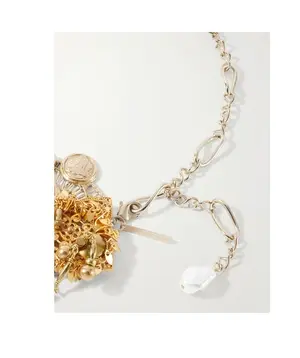 Dries Van Noten Asymmetric Link Necklace