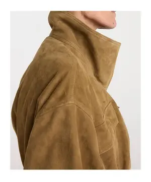 RÓHE Sculptural Suede Jacket