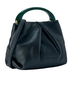 Dries Van Noten Crisp Pleated Shoulder Bag