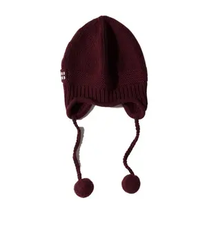Miu Miu Wool And Cashmere Hat - Amaranth