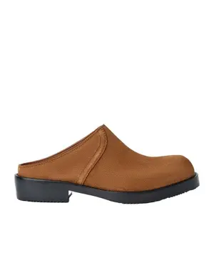 Dries Van Noten Suede Slip-on Mules - No