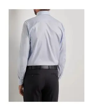 Canali Long Sleeved Textured Shirt