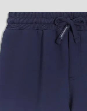 Dolce & Gabbana Carretto-print Fleece Bermuda Shorts