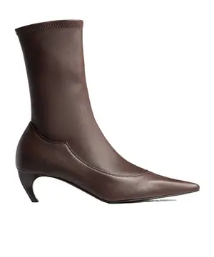 Khaite Valerie Mid-calf Boots - No