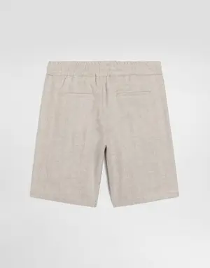 Dolce & Gabbana Linen Bermuda Shorts