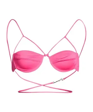 Jacquemus Simple Strapless Bikini Top No