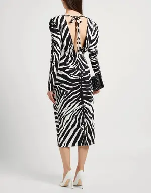 Dolce & Gabbana Sexy Bodycon Zebra-striped Dress