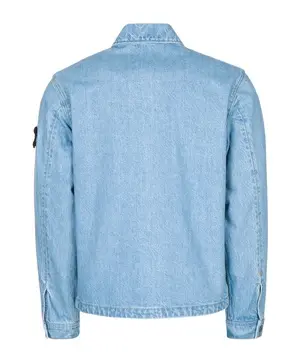 Stone Island Logo Patch Denim Jacket
