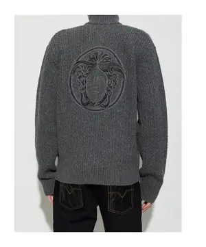 Versace High-neck Cardigan