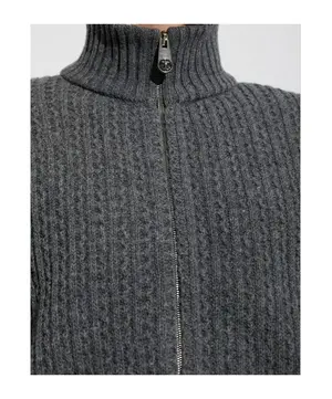 Versace High-neck Cardigan