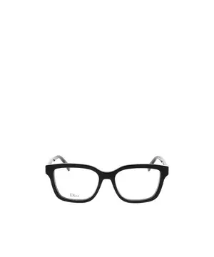 Dior Full-rim Non-prescription Glasses - Black