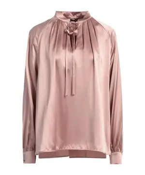 Max Mara Solid-colored Satin Long-sleeve Top - No