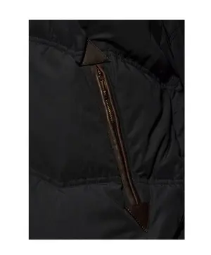 Versace Leather-trim Padded Jacket