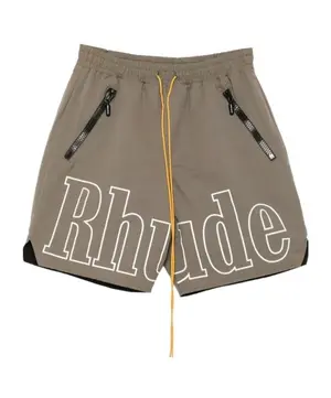 Rhude Logo-print Drawstring Shorts - No