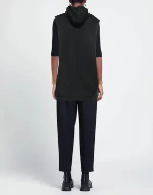 Max Mara Minimalist Sleeveless Hooded Jacket
