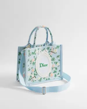 Dior Small Book Tote With Strap